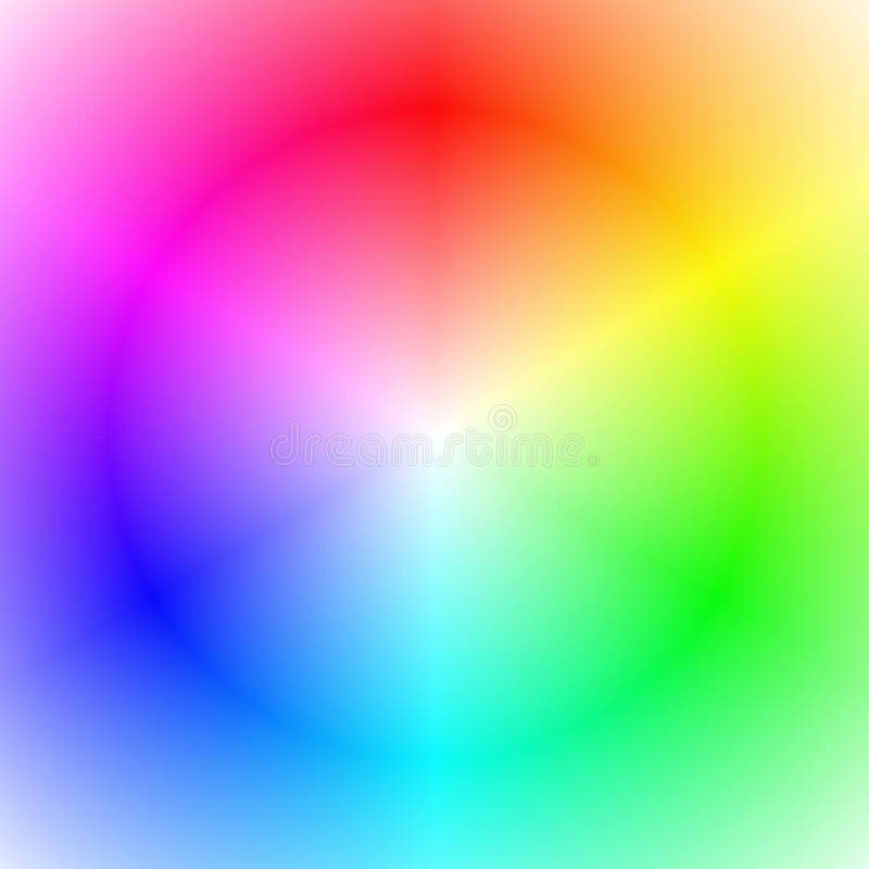 Smooth Abstract Rainbow Gradient Background Stock Vector - Illustration ...