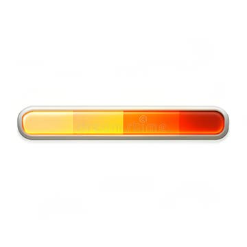 Smooth Animated Progress Bar with Glowing Effect Stock Illustration ...