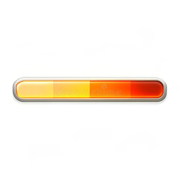 Smooth Animated Progress Bar with Glowing Effect Stock Illustration ...