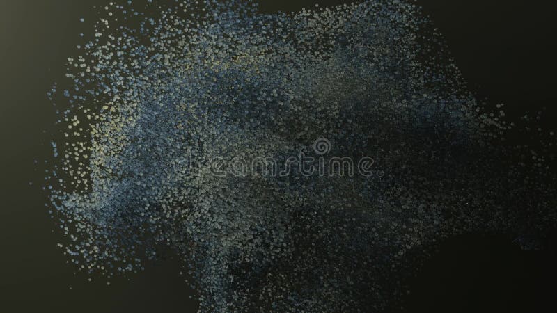 Smooth Animation of a Cloud of Abstract Colored Particles. Stock Video ...