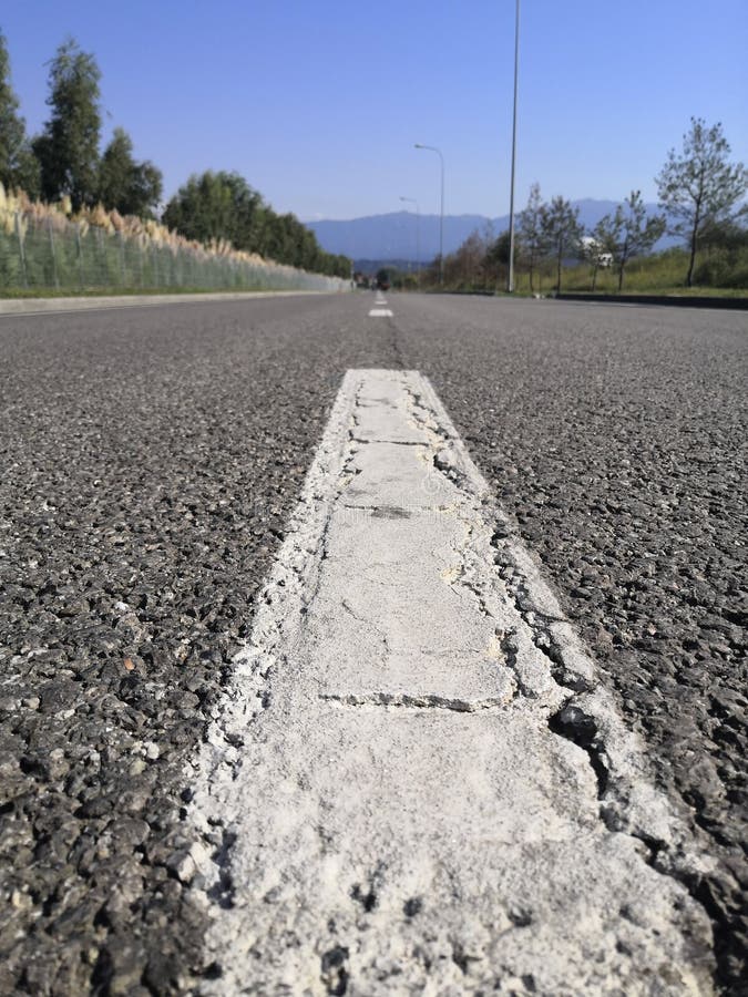 Smooth Asphalt Road In The Mountains. Stock Photo - Image of autumn ...