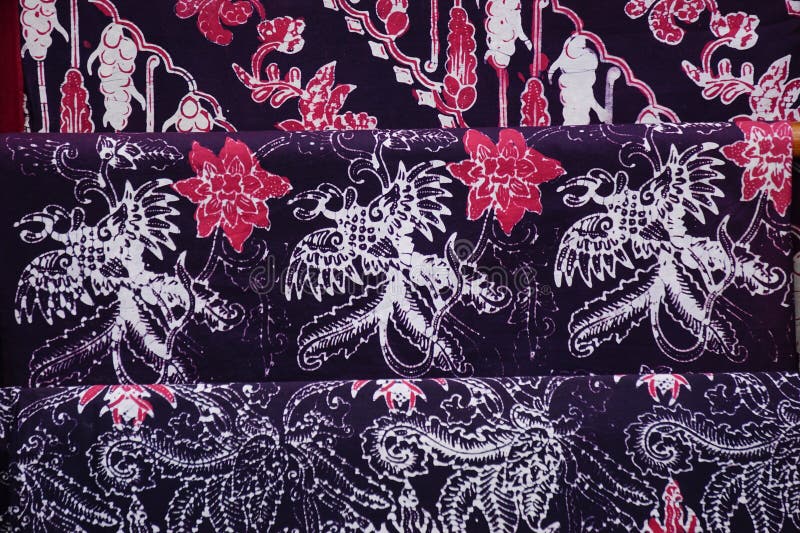 Smooth Batik Fabric Cloth Texture Stock Photo - Image of culture ...
