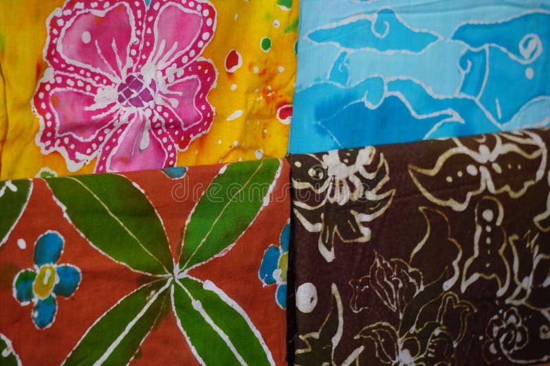 Smooth Batik Fabric Cloth Texture Stock Image - Image of graphic ...