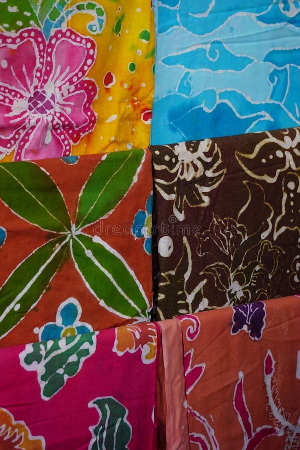 Smooth Batik Fabric Cloth Texture Stock Photo - Image of dyed, cotton ...