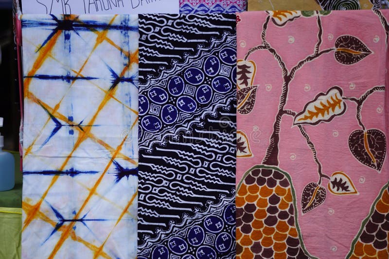 Smooth Batik Fabric Cloth Texture Stock Photo - Image of garment ...