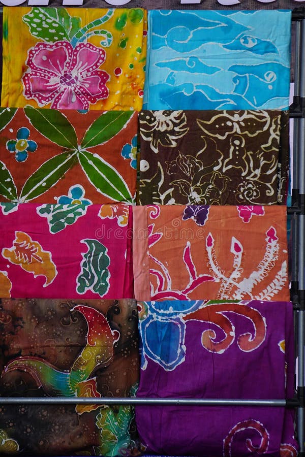 Smooth Batik Fabric Cloth Texture Stock Image - Image of heritage ...