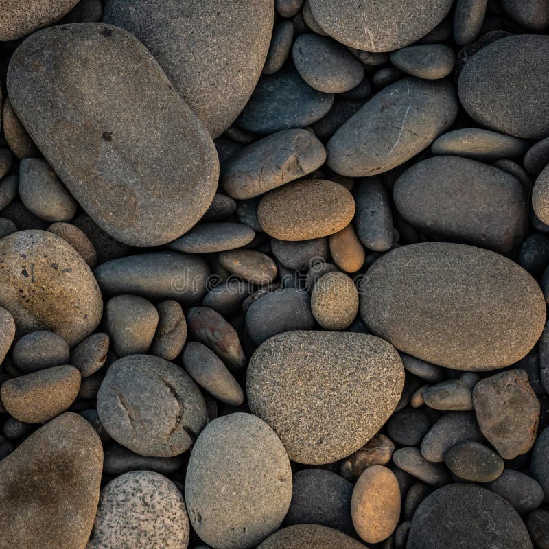 Smooth beach stones stock image. Image of round, stone - 185567