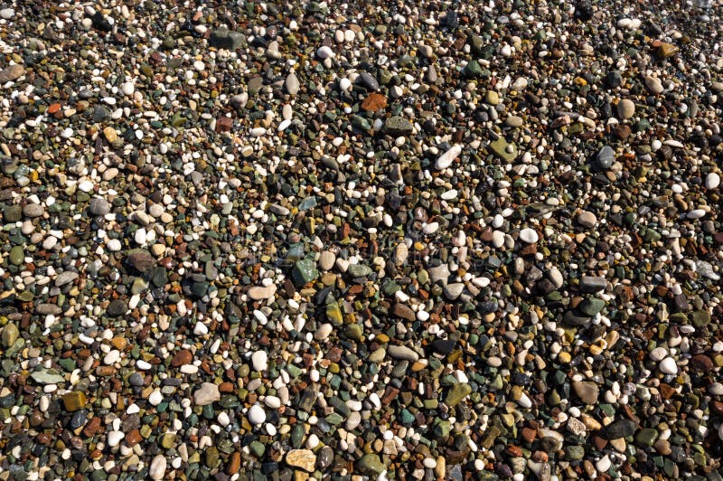 Smooth beach stones stock image. Image of round, stone - 185567