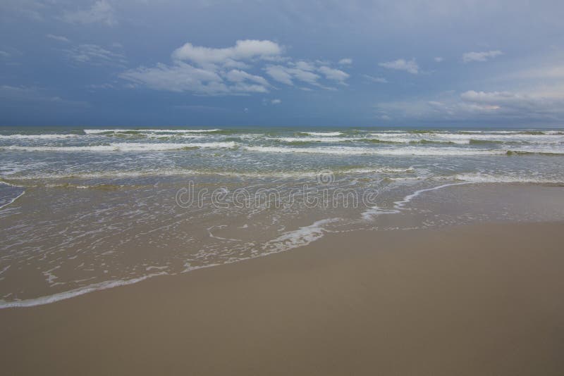 Smooth Beach stock image. Image of water, sand, tide - 73923295