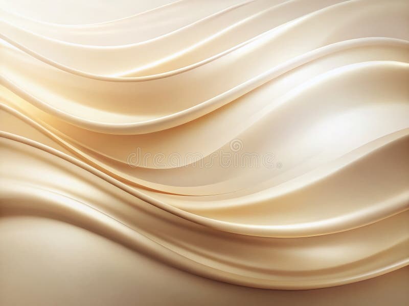 Smooth Beige Gradient Background with Minimalist Wavy Texture a ...
