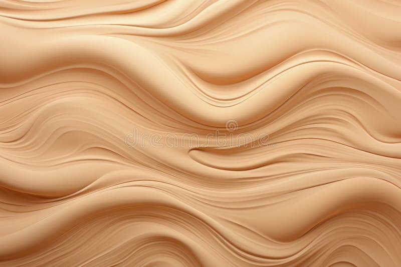 Smooth Beige Wavy Texture - Abstract Sand Dune-Inspired Background ...