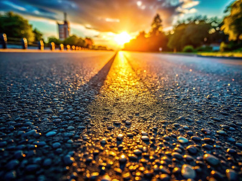 Smooth Black Asphalt Road Texture Perfect Background for Design ...