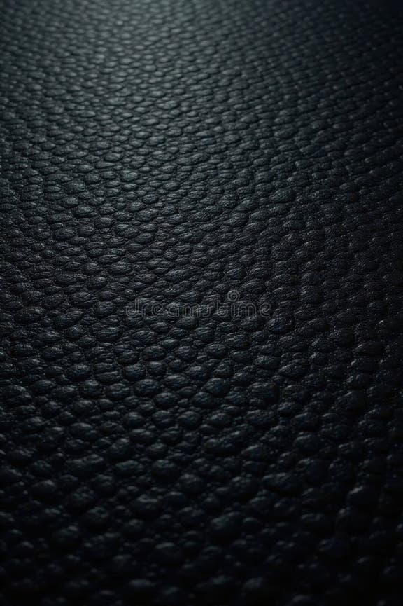 Smooth Black Leather Subtle Light Reflection Leather Simple Stock Image ...