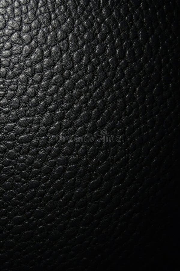 Smooth Black Leather, Subtle Shine, Uniform Surface , Background ...