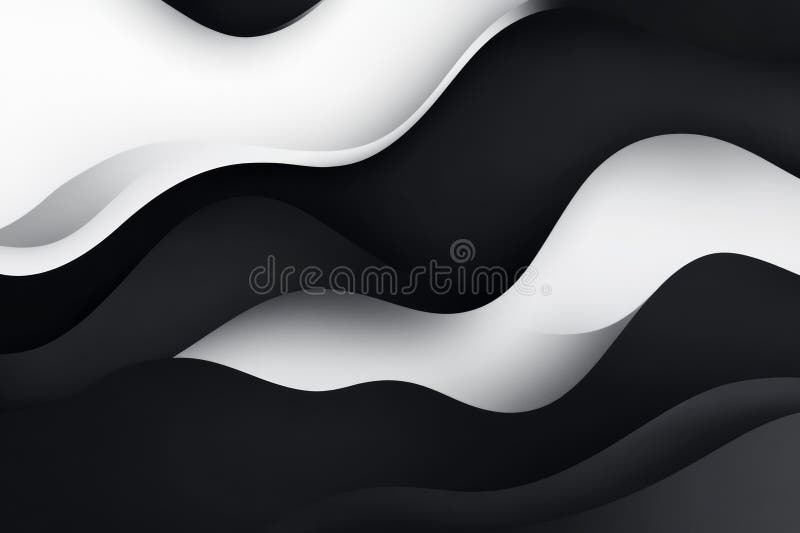 Abstract Black and White Gradient Design Template Suitable for Web Use ...