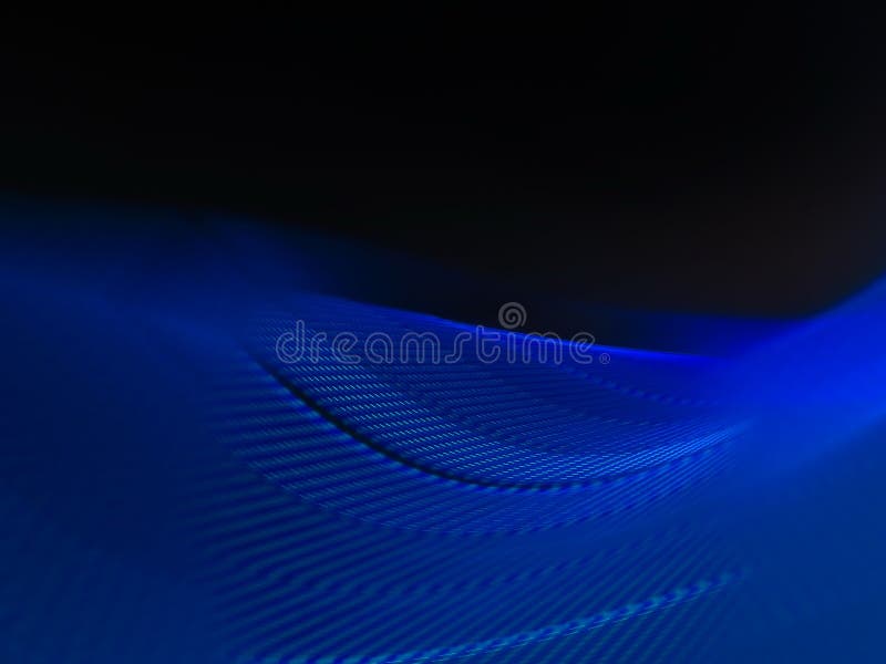 Smooth Blue Background with Rhythmic Light Trails for Wallpapers Stock ...