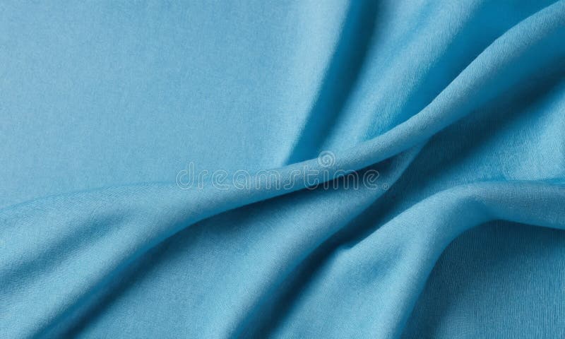 Smooth Blue Fabric with Subtle Texture and Creases Stock Illustration ...