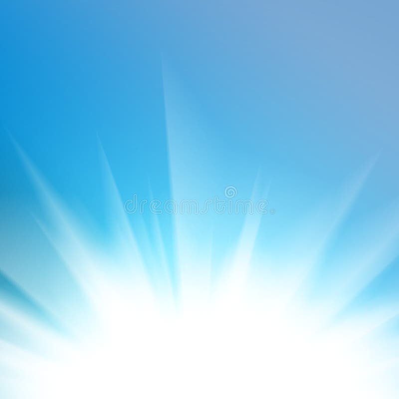 Smooth Blue Abstract Background Shining Light Stock Vector ...