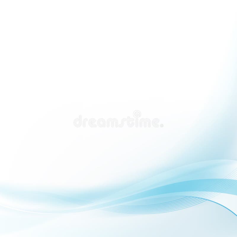 Smooth Blue Lines Abstract Background. Vector Illustration Stock Vector ...