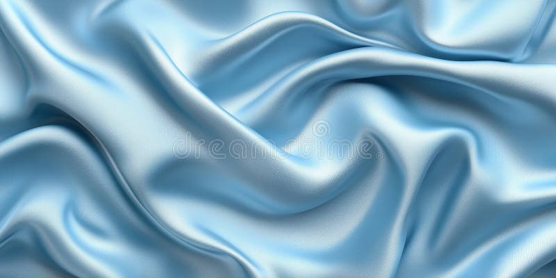 Smooth Blue Satin Fabric Texture with Elegant Drapes and Soft Waves ...