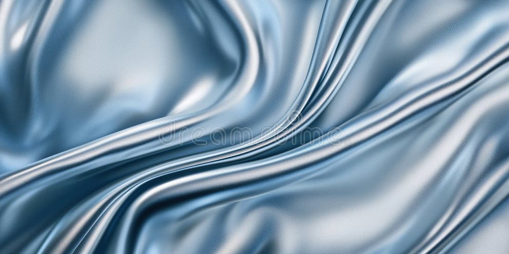 Smooth Blue Satin Fabric Texture with Elegant Draping and Soft Sheen ...