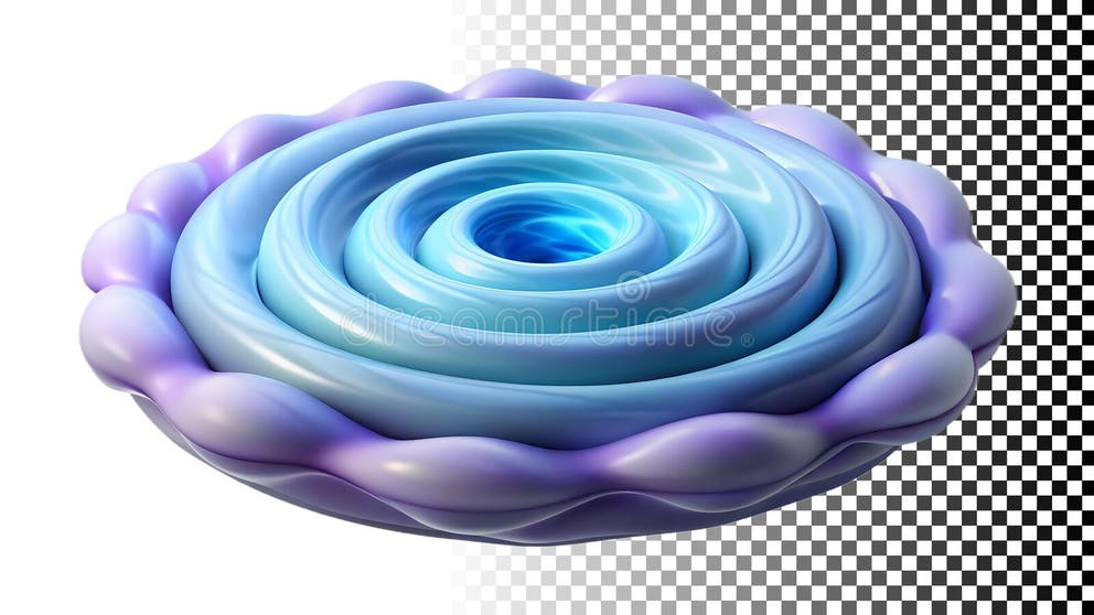Blue Swirl, Abstract Shape for Modern Design and Artistic Backgrounds ...
