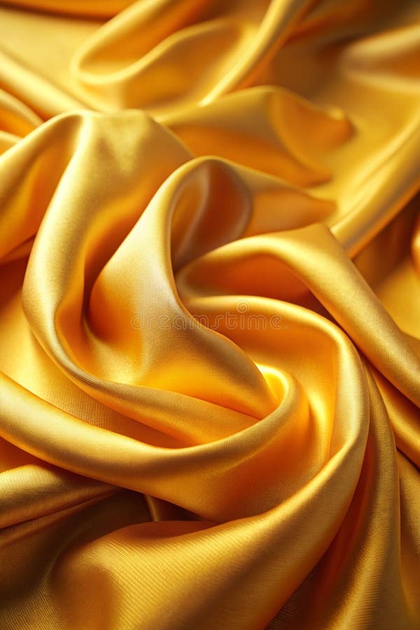 Smooth Blurred Light Yellow Fabric Background Stock Illustration ...