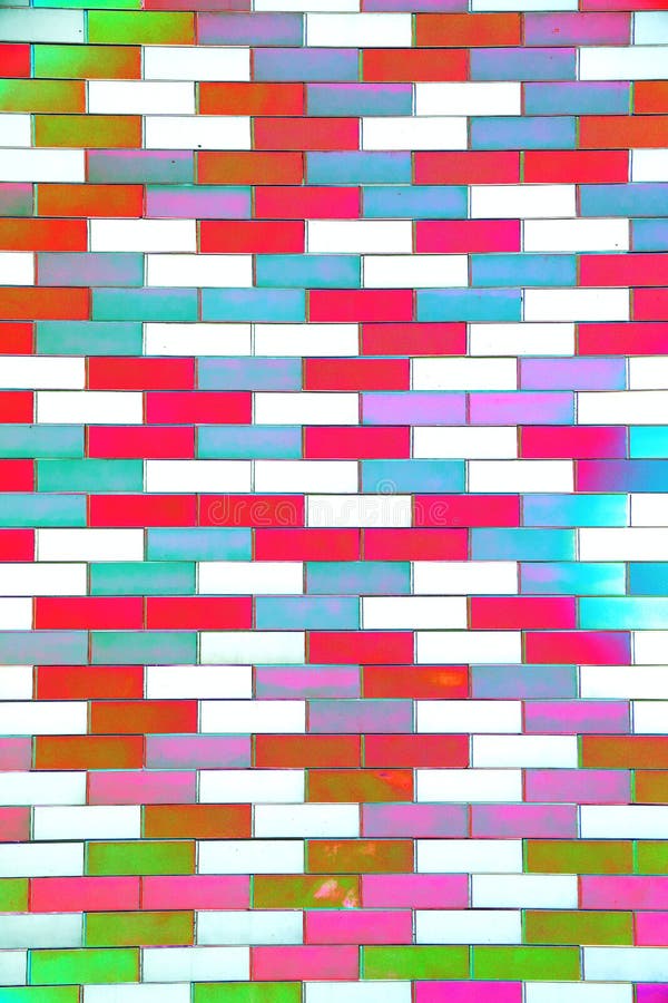 Smooth Brick, Smooth Colored Brickwork. Changed Color Scheme. Colorful ...