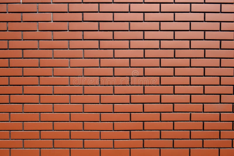Smooth brick wall stock image. Image of stone, solid - 133116799