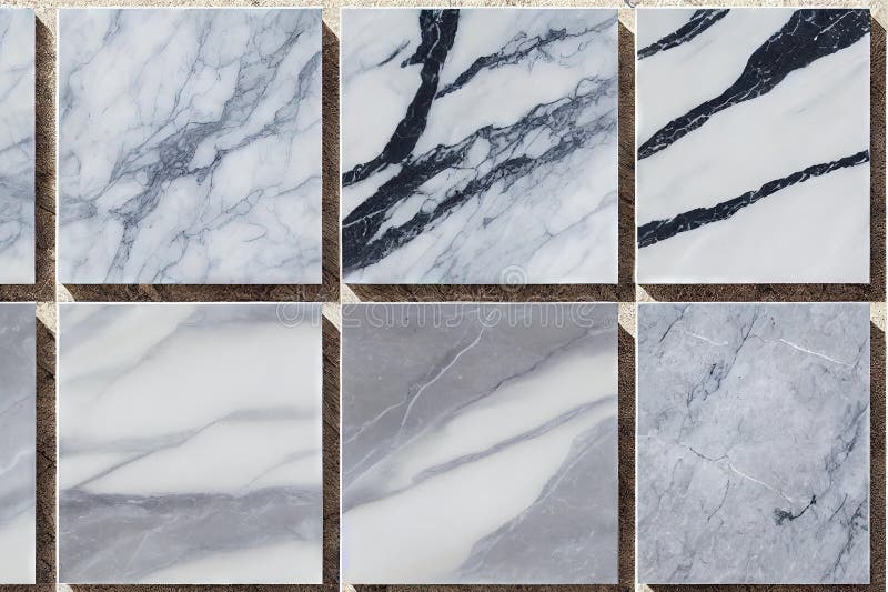 Smooth Bricks of Marble of Abstract Patterns. Stock Illustration ...