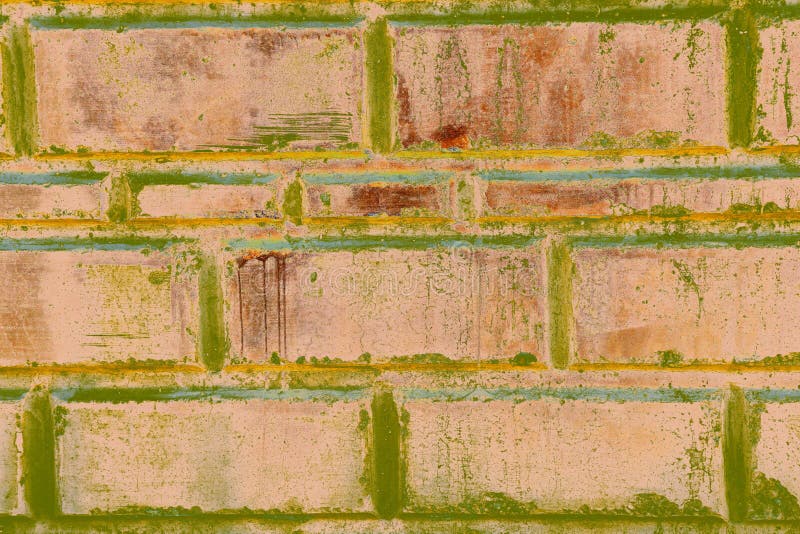 Smooth Brickwork, Changed Colors, Carp Background in Soft Pastel Colors ...