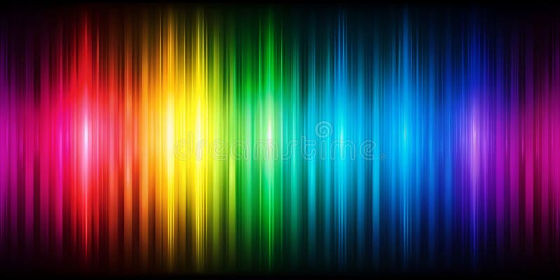 Smooth Bright Glowing Spectrum Gradient Abstract AI-Created Content ...
