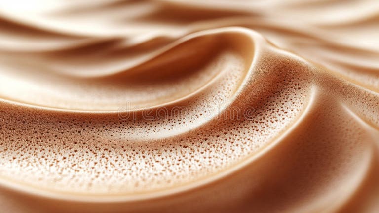 Smooth Brown Cream Waves Texture Background Stock Illustration ...