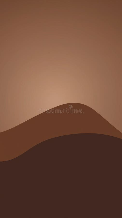 Smooth Brown Gradient Background Creating an Abstract Landscape of ...