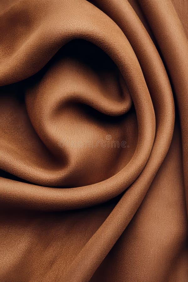 Smooth Brown Leather Background Close-Up of Luxury Material with Rich ...