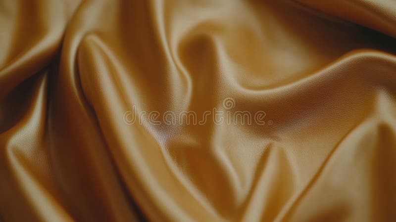 Smooth Brown Leather Texture with Soft Folds and Luxurious Appearance ...