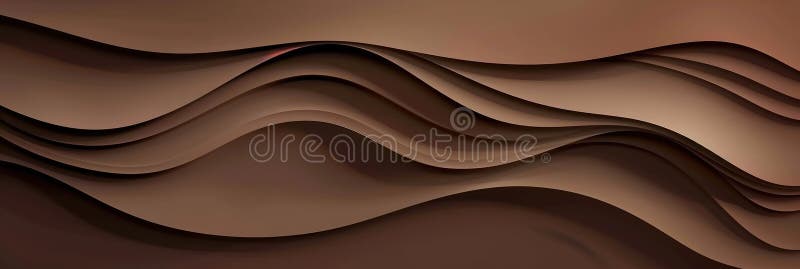 Abstract Brown Wavy Pattern Displaying Harmony and Fluidity in Modern ...