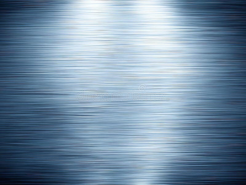 Smooth Brushed Metal Texture with Horizontal Lines Reflecting Light for ...
