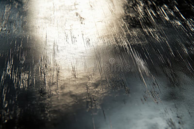 Smooth, Brushed Silver Texture with Subtle Reflections and a Polished ...