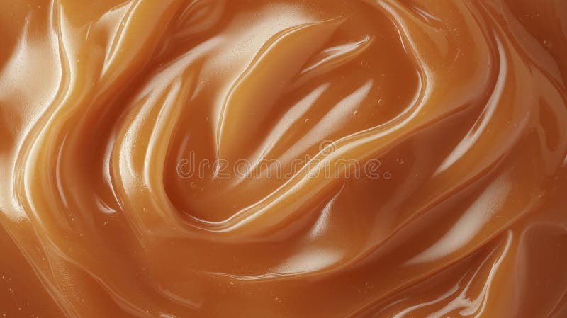 Smooth Caramel Texture Close Up Stock Image - Image of food, sauce ...
