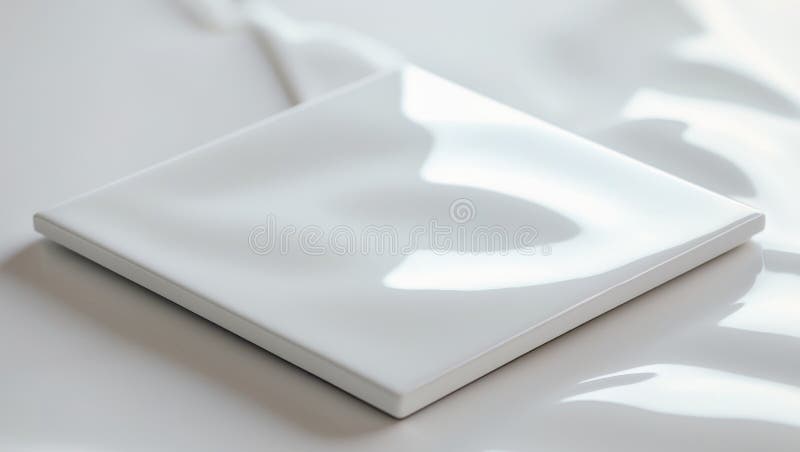 Smooth Ceramic Tile Surface from Top View Stock Image - Image of mirror ...