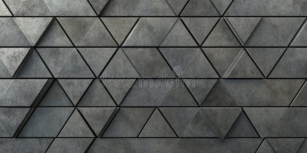 Smooth Charcoal Gray Background with a Triangular Block Structure. the ...