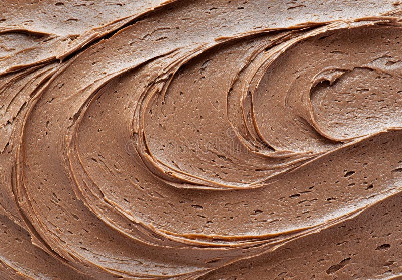 Smooth Chocolate Spread Texture Stock Illustration - Illustration of ...