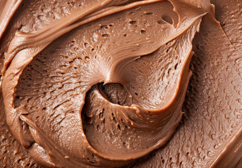 Smooth Chocolate Spread Texture Stock Illustration - Illustration of ...