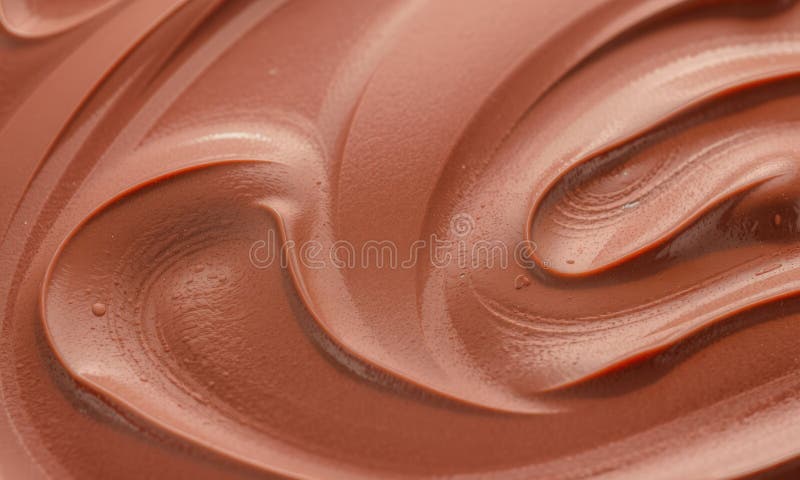 Smooth Chocolate Surface with Rich Texture and Glossy Finish, Perfect ...
