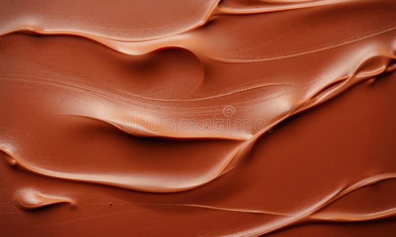 Smooth Chocolate Surface with Rich Texture and Glossy Finish, Perfect ...
