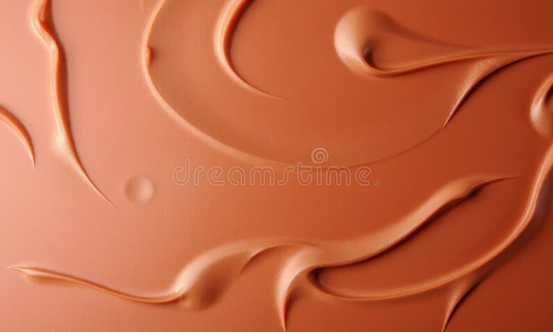 Smooth Chocolate Surface with Swirls and Textures, Creating Rich and ...