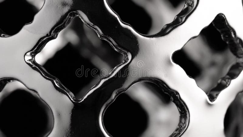 Smooth Circular Motion of a Chrome Surface Stock Footage - Video of ...