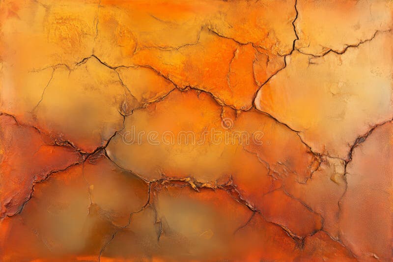 Smooth Clay Texture, Earthy Orange and Red Tones with Faint ...