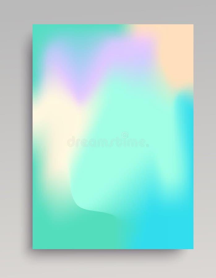 Smooth Cold Colored Gradient Backdrop Stock Vector - Illustration of ...